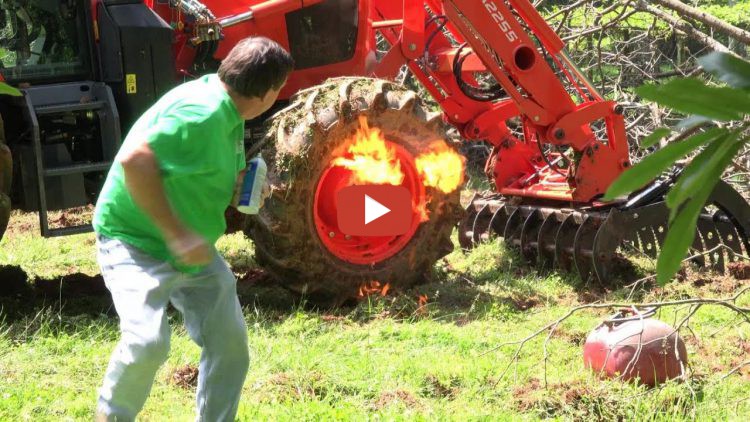 Tractor Tire BLOWOUT and How To Fix!!! What happens when Ted is out in ...