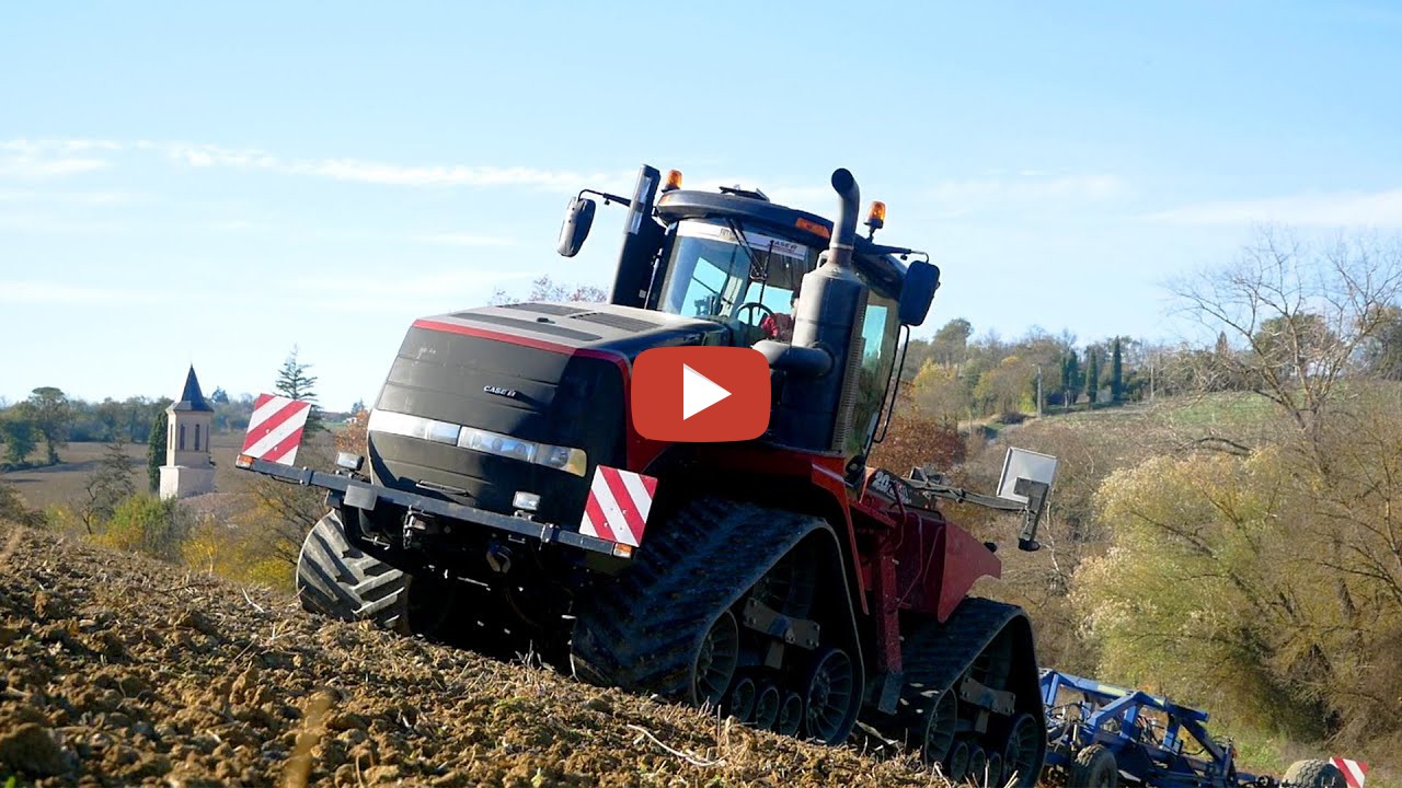 France CASE QUATRACK 620 BLACK EDITION at Work - Tillaging 2020 -- LDT ...