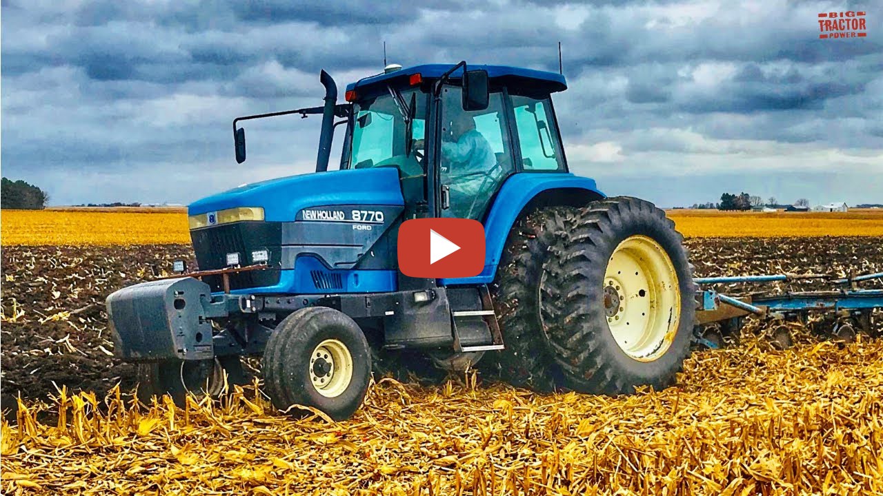 Big Tractor Power is out in the field with a 190 hp New Holland 8770 ...