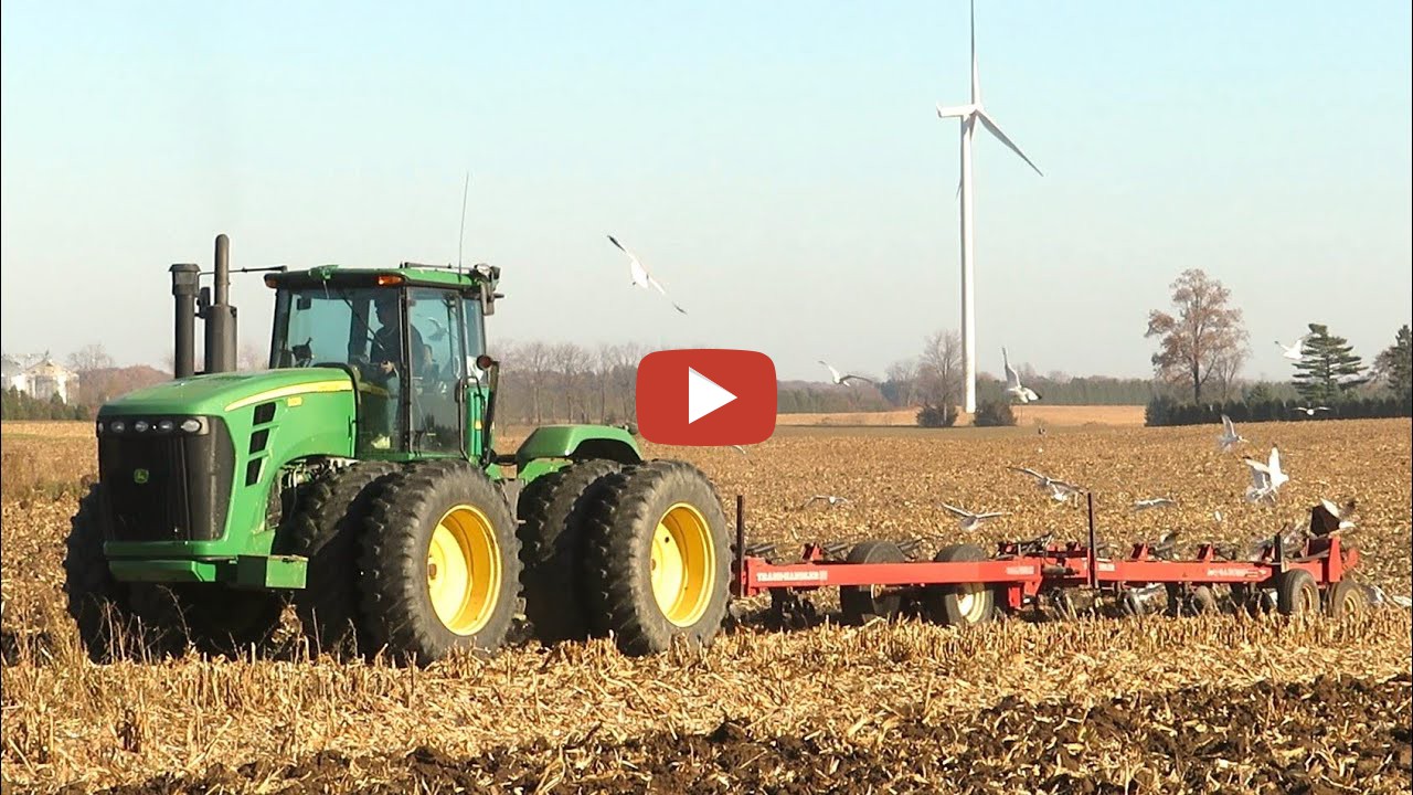 Fall Tillage 2020 with a John Deere 9230 Mold Board Plowing 10 Furrow ...