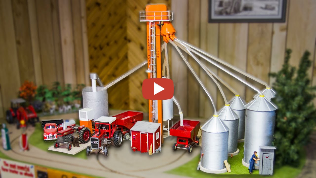Scale Model Grain Handling System - Moves real grain! Massey Ferguson ...