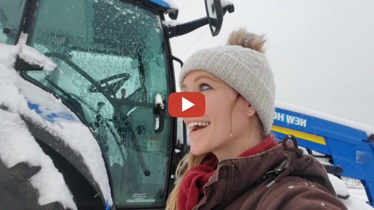 WT Farm Girl Videos -- It's the FIRST SNOW STORM of the year 2020! And ...