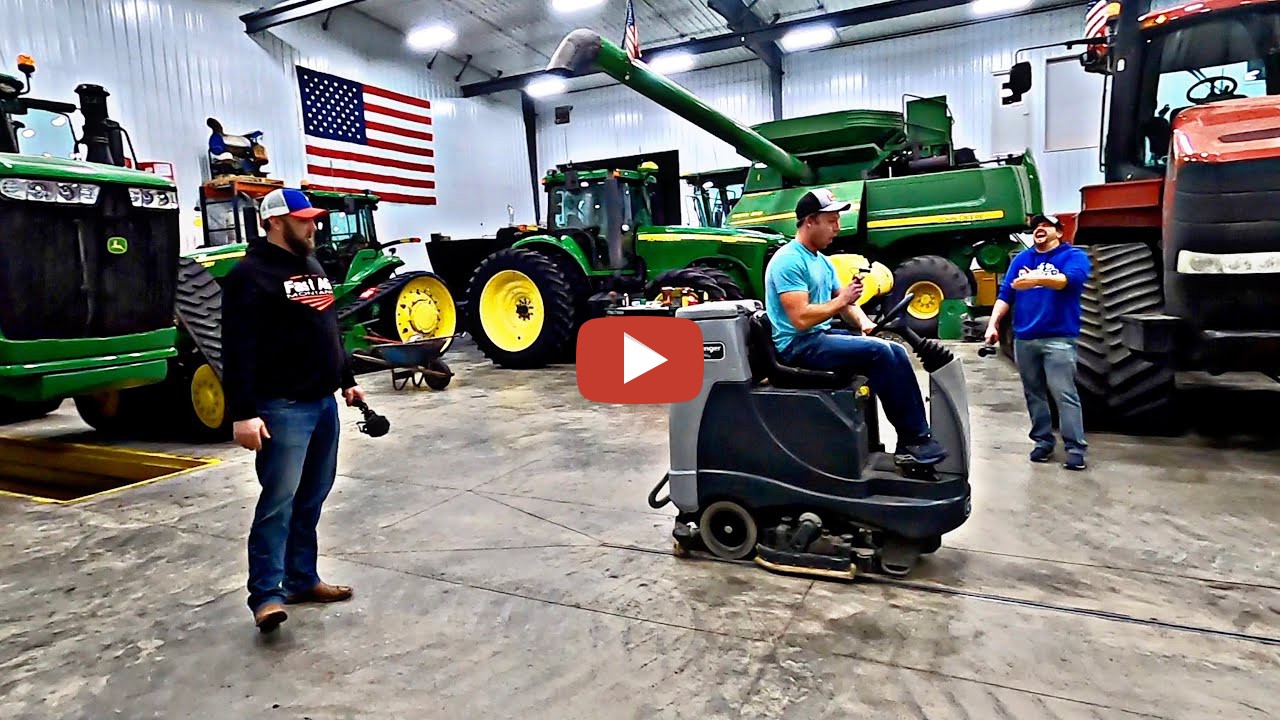 Larson Farms -- Welker's & Tony Fast Vs. Martin The Floor Scrubber ...