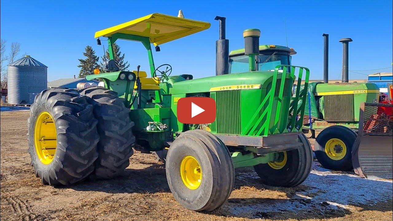 John Deere 5020 gets duals, (Tractor looks sweet with duals) , painting ...