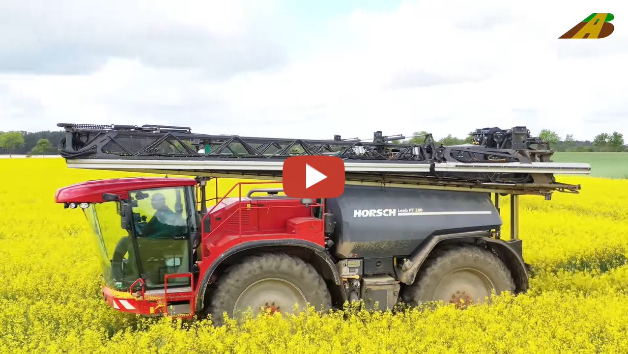 Spraying Canola in Germany with a HORSCH sprayer......2021 -- AgrarBlick