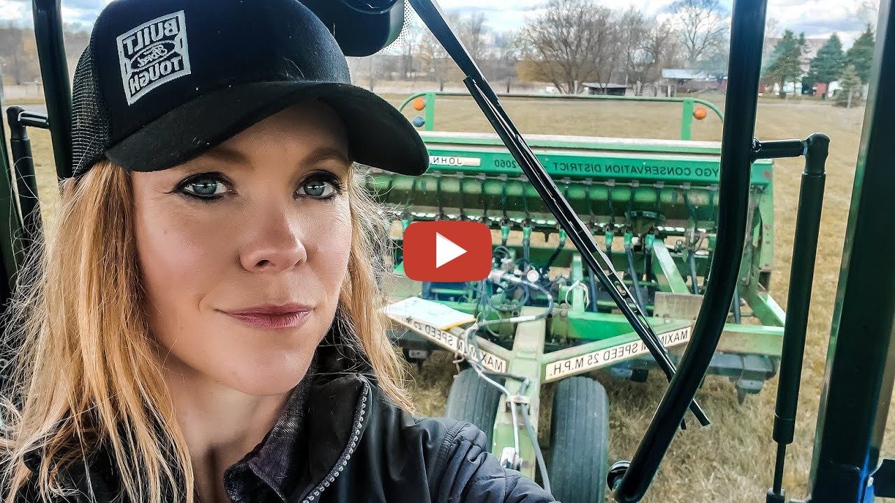 WT Farm Girl Videos -- First Ever NO-TILL DRILL Seeding - 2021 -Last ...