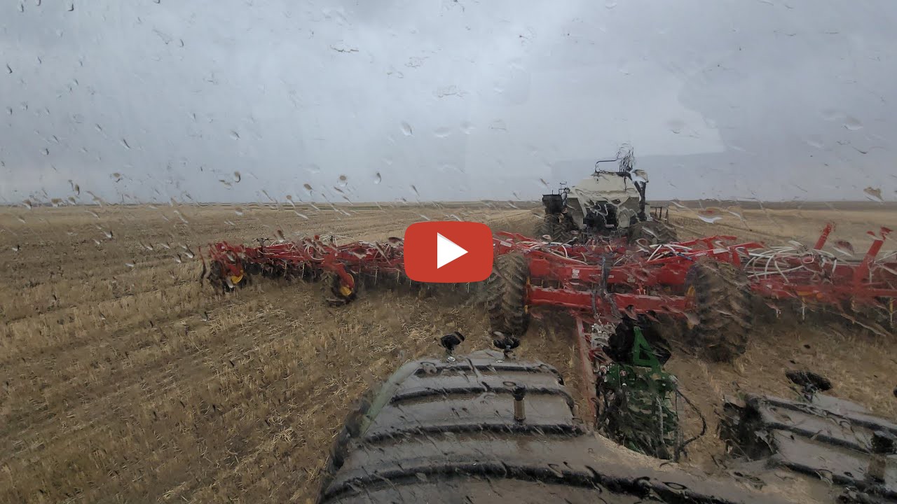 Mike Mitchell -- First time seeding in the rain this year 2021, just ...
