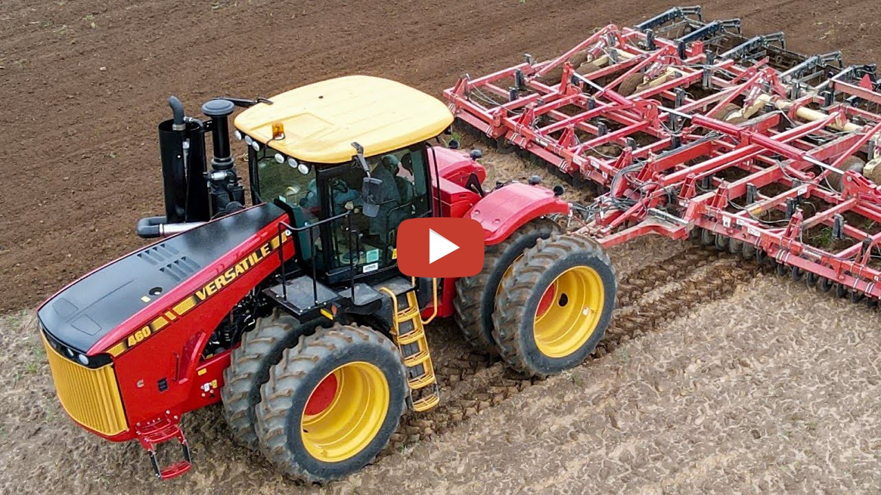 Versatile 460 pulling a Krause Landsman TL6200 for spring tillage 2021 ...