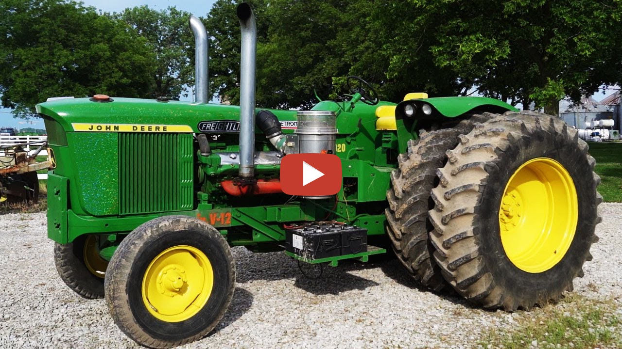John Deere 5020 with a 12V71 Detroit Diesel - A short trip over to ...