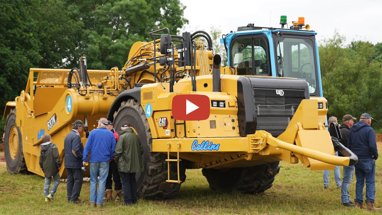 New Cat 637K Scraper -- Collins Earthworks Caterpillar 637K scraper at ...