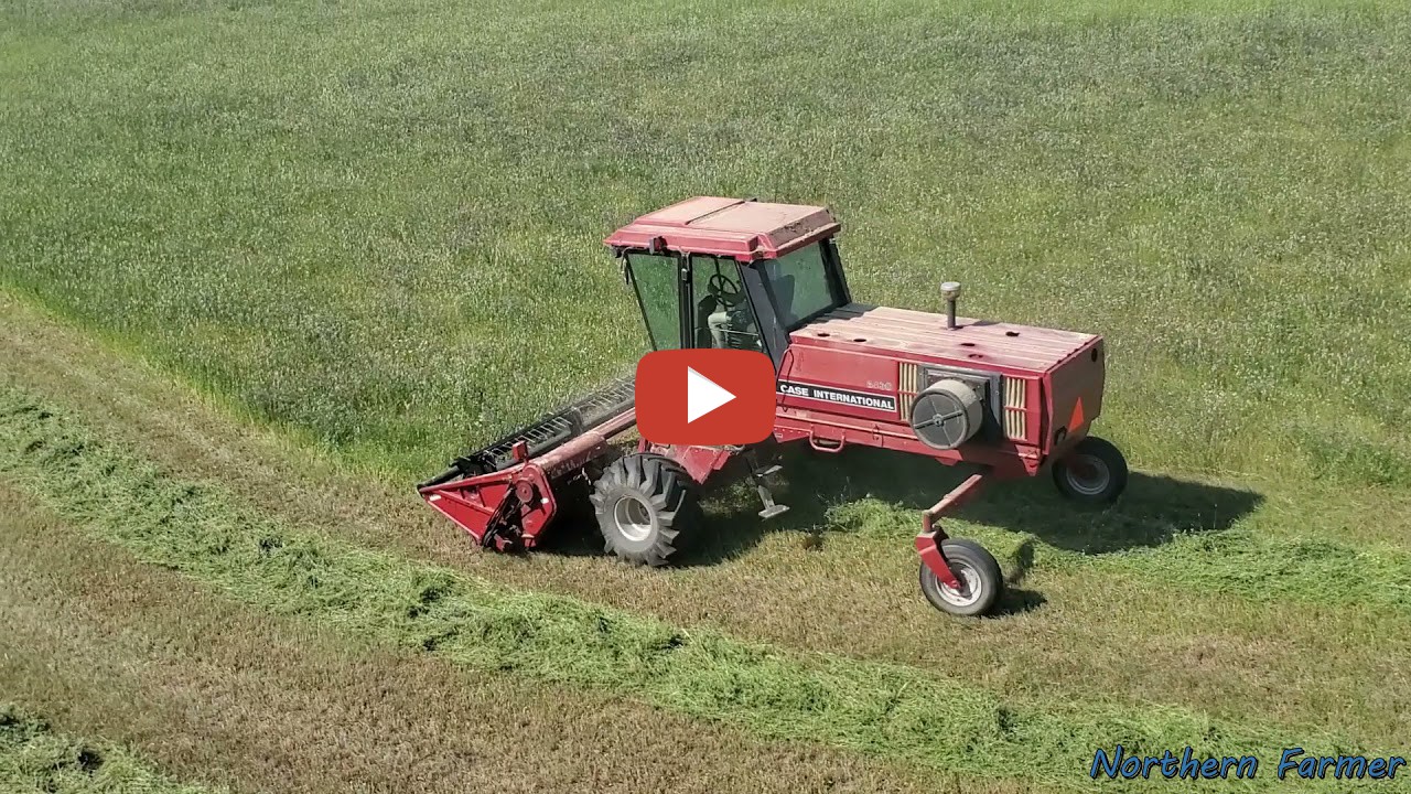 The first cut of 2021 for this hay season... and its hot out with this ...