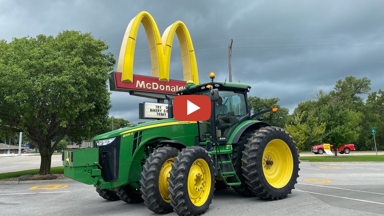 Laura Farms -- John Deere Tractor In The McDonald's Drive-Through - Our ...