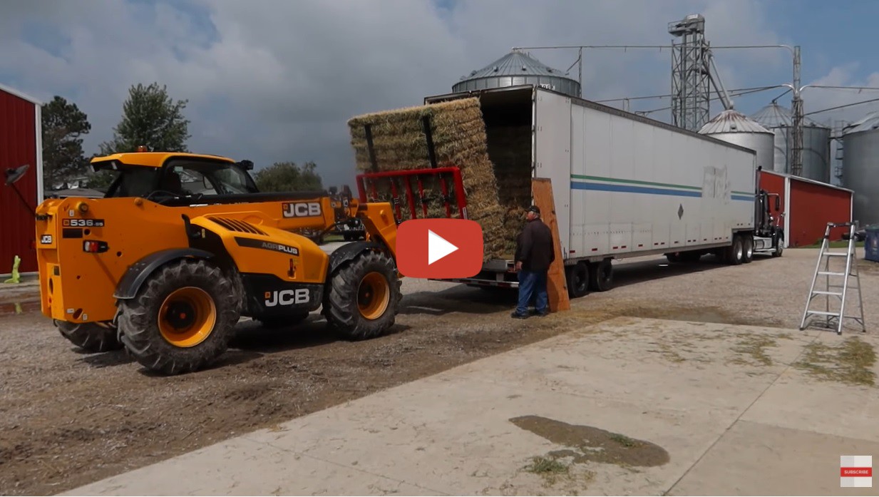 Today we load up a 53ft enclosed van trailer with nice second cutting ...