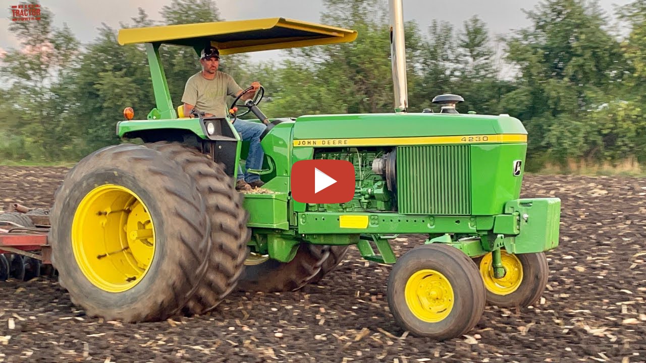 bigtractorpower - JOHN DEERE 4230 Tractor Disking at the Half Century ...
