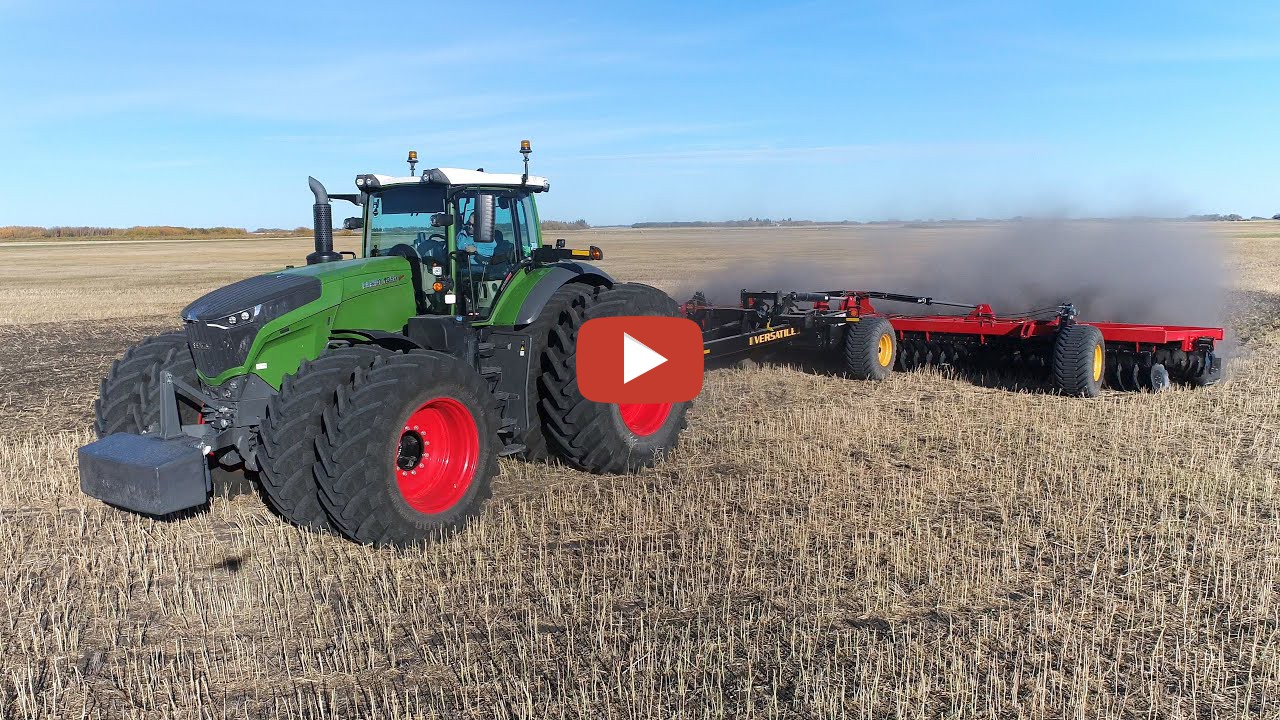 Fall Tillage 2021 -- Fendt 1050 & Versatile disc - Crone Farm ...