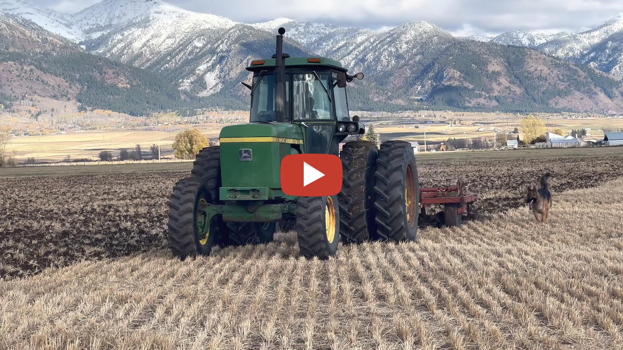 Kyle Weber -- Plowing with the John Deere 4640 4K HDR - Some fall ...