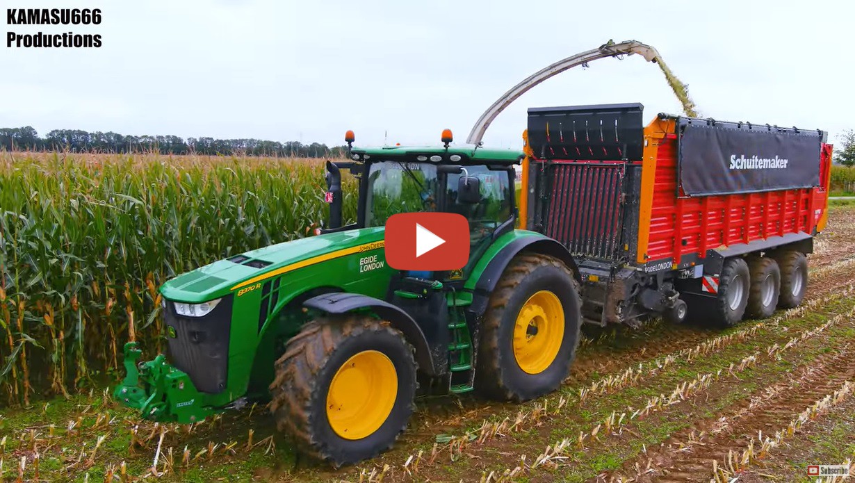 Kamasu666 Agri Videos — Cornsilage 2021 Custom worker Egide London with ...