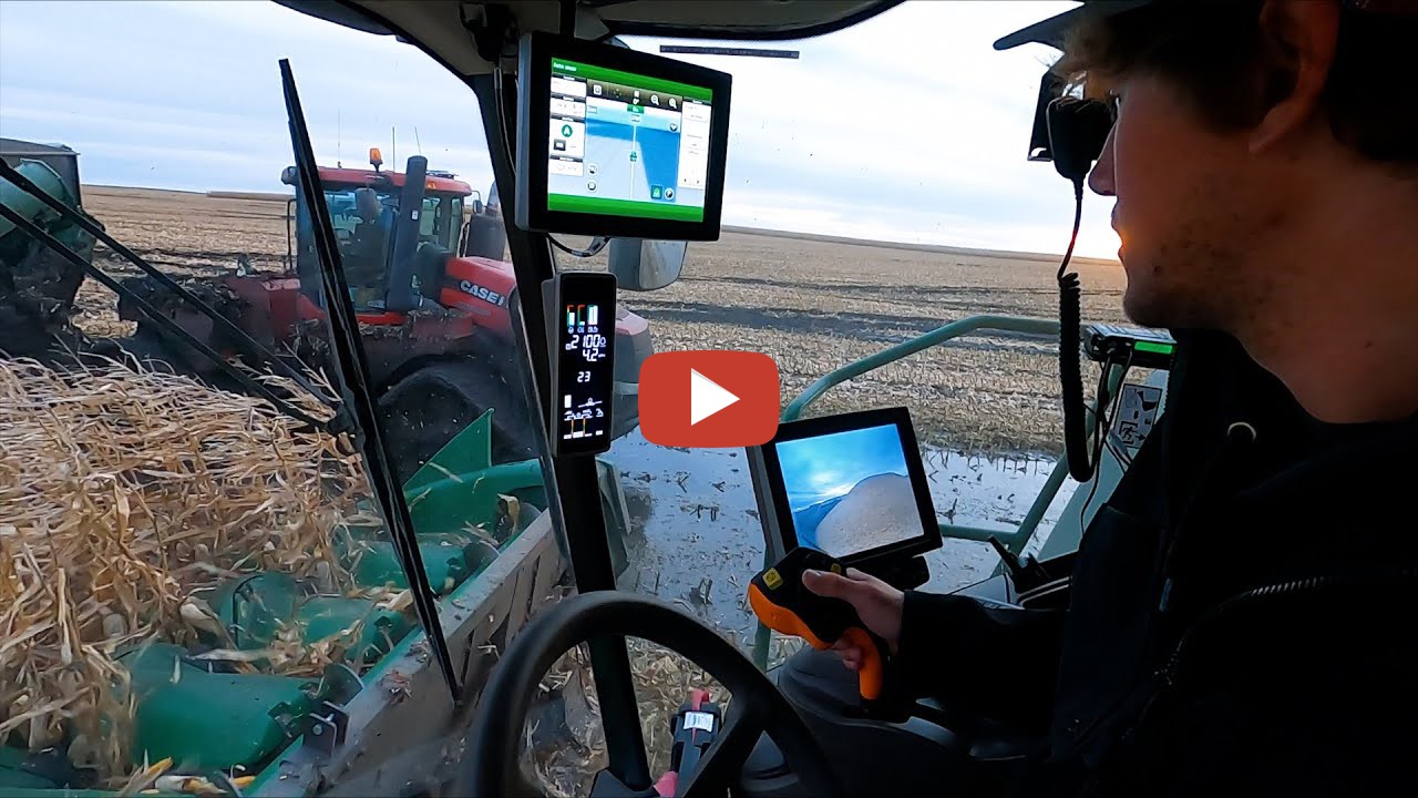 I Thought 4 Tracks Didn’t Get Stuck? Corn Harvest in the water 2021 ...