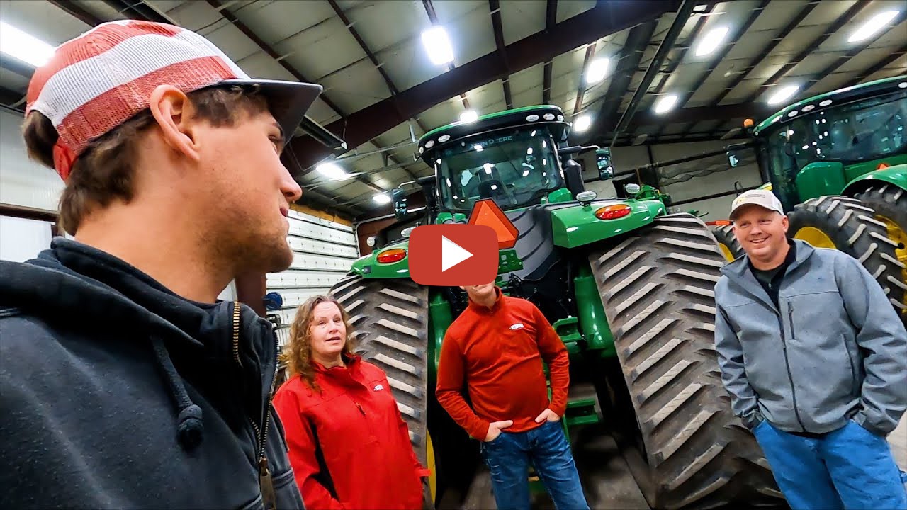 Larson Farms -- Setting Up For A Retirement Auction!! A lot a John ...