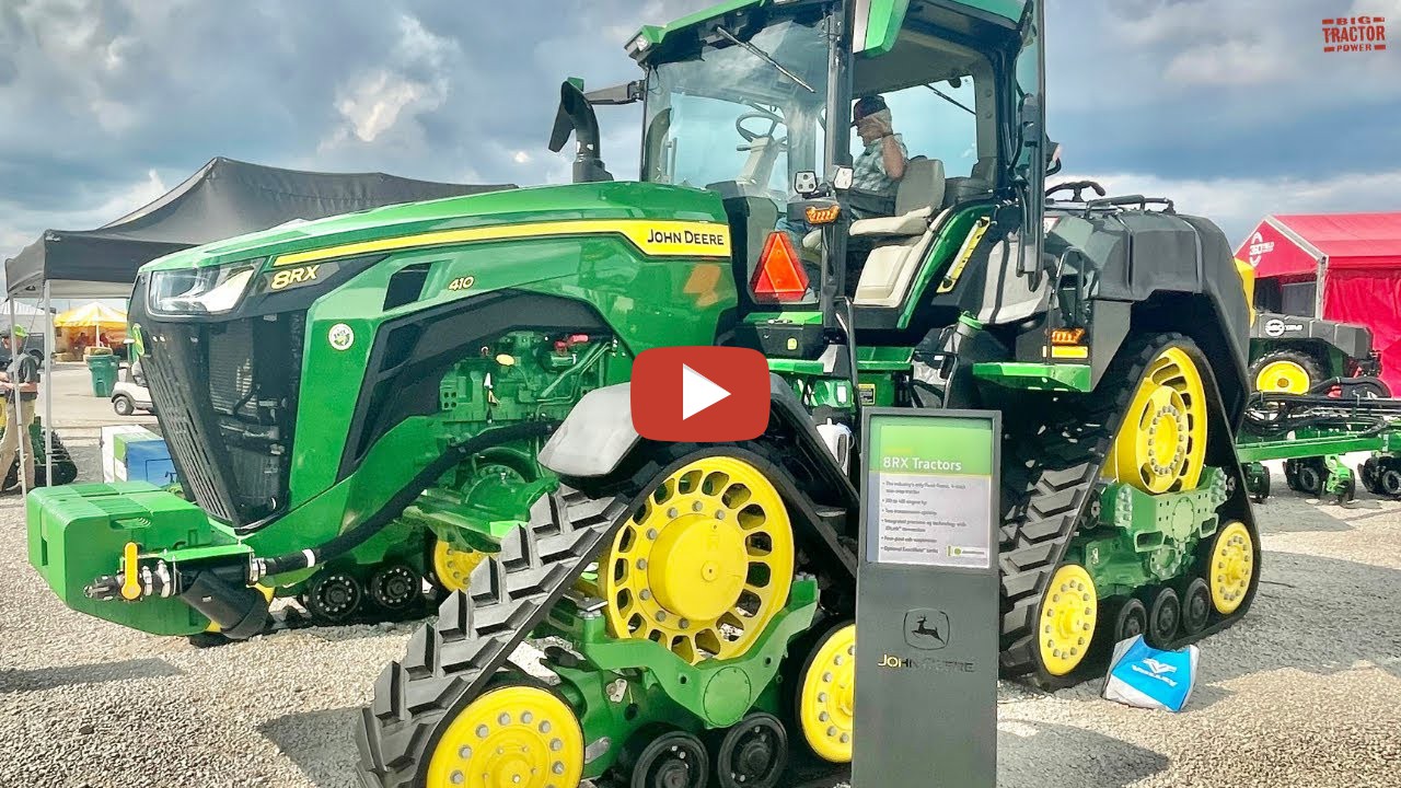 bigtractorpower -- 2022 JOHN DEERE 8RX Tractor & 1775NT Corn Planter on Tracks. At the end of ...