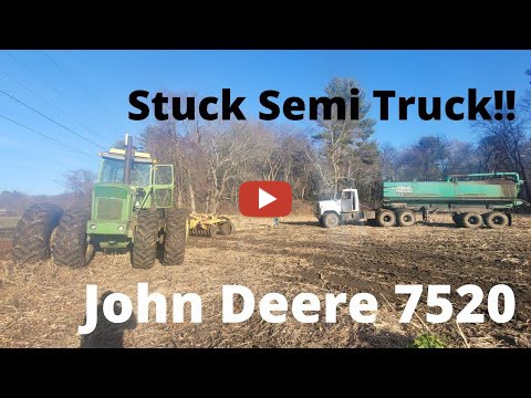 Farming with Duffy AG - Will The John Deere 7520 Get The Stuck Semi ...