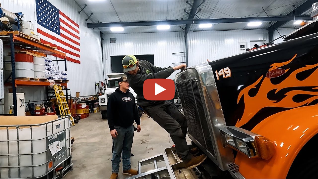 Larson Farms -- Junk Yard Truck!! Changing tires and other shop work......