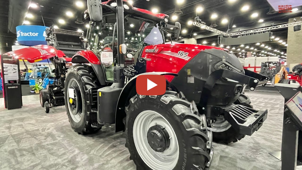 bigtractorpower takes a look at the new 165 hp PUMA 165 tractor at the 2022 National Farm Machinery.