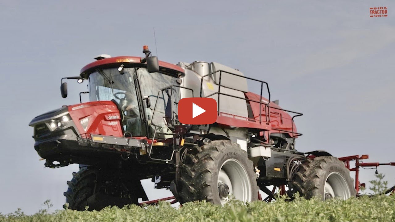 bigtractorpower - takes a look at the new 390 hp 1,600 gallon Case IH 4450 PATRIOT Sprayer with ...