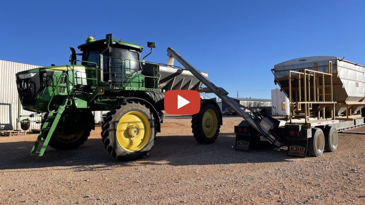 Conley Banman - Fertilizing winter wheat 2022 with John Deere equipment