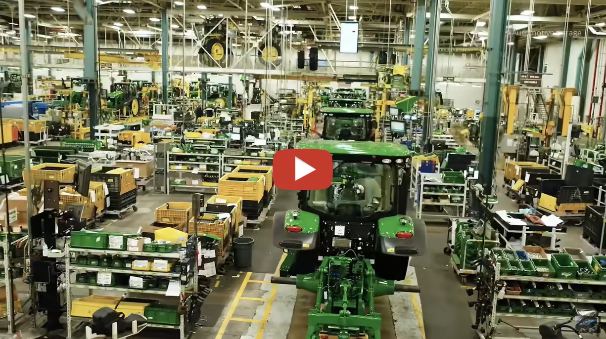 John Deere tractor Production tour - John Deere tractors are made ...