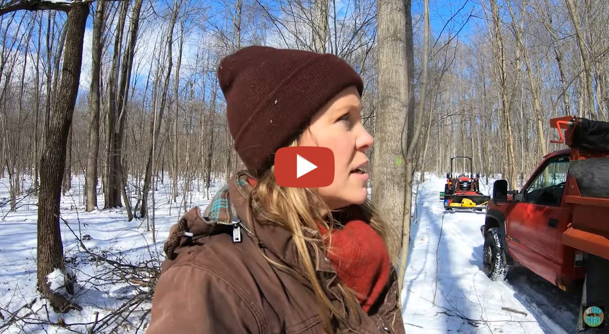 WT Farm Girl Videos -- Winter Farming Work 2022 - Rush to Beat the Thaw ...