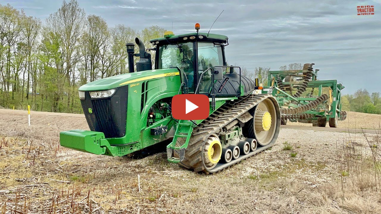 bigtractorpower 2022 In the field with a 510 hp JOHN DEERE 9510RT Tractor and 45ft KELLY Diamond ...