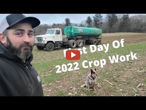 Farming with Duffy AG -- Manure 2022 - 1st day of crop work as I roll ...