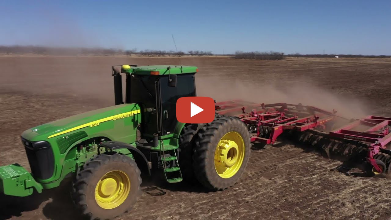 *Heinze Farms 2022 Spring Disking with a John Deere 8320 ......Shane Heinze