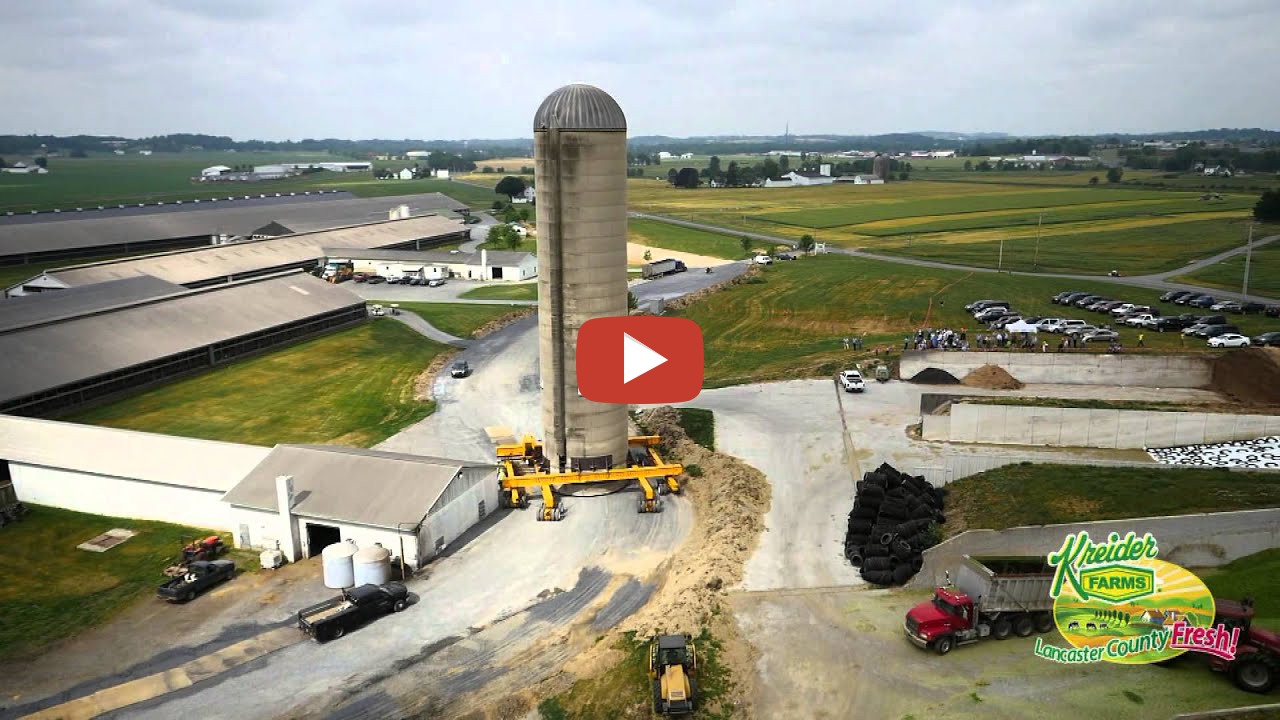 Kreider Farms Silo Move Video File - Share in the moving day excitement ...