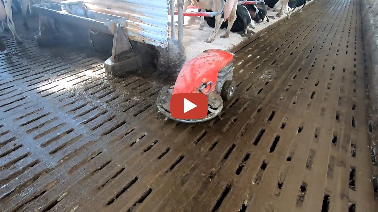 The all New Lely Manure Robot Scrapers at Work. Let's see how and or ...