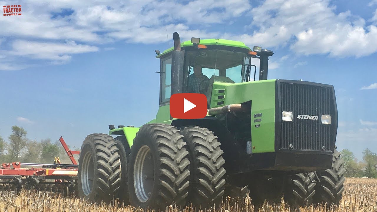 bigtractorpower 2022 in the field with a 375 hp STEIGER Lion 1000 Tractor working on spring ...