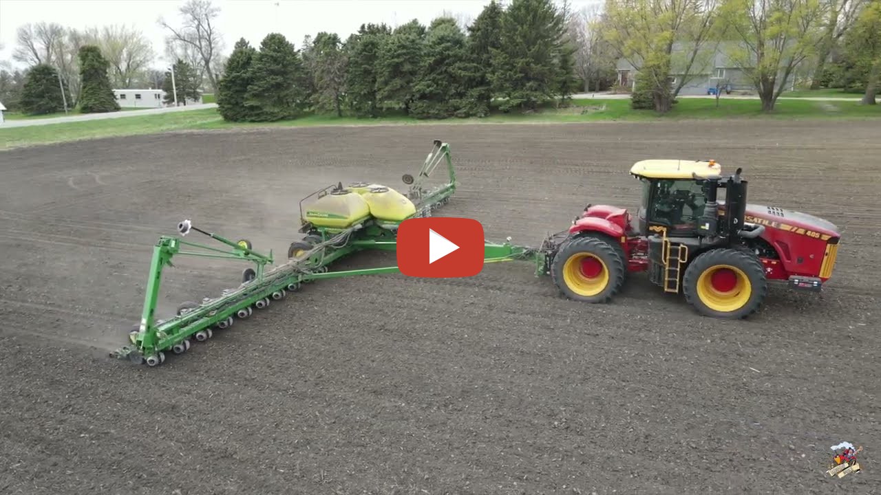 Mike Less - Farmhand Mike -- In the field near Britt Iowa as this farm ...