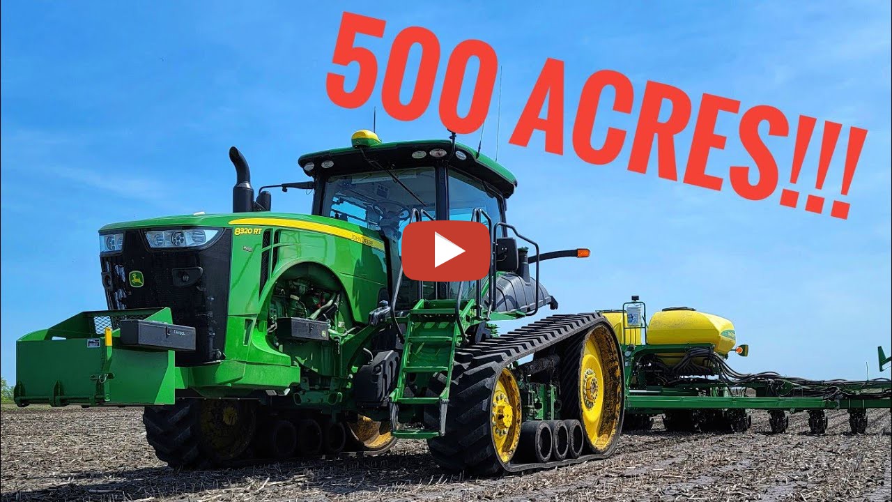 Millennial Farmer -- 500 Acres In A Day! Is It possible?? Almost, we ...