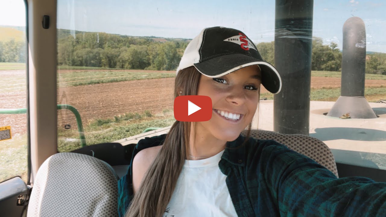 Nyfarmgirls -- Mowing hay and making silage with John Deere equipment