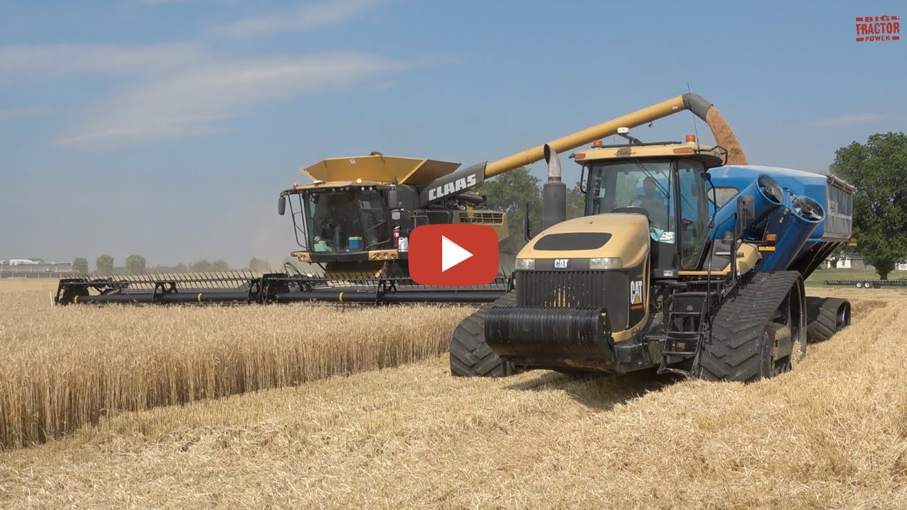 bigtractorpower 2022 -- A class 9 CLAAS Lexion 760 TT harvesting wheat.....Watch also for a ...