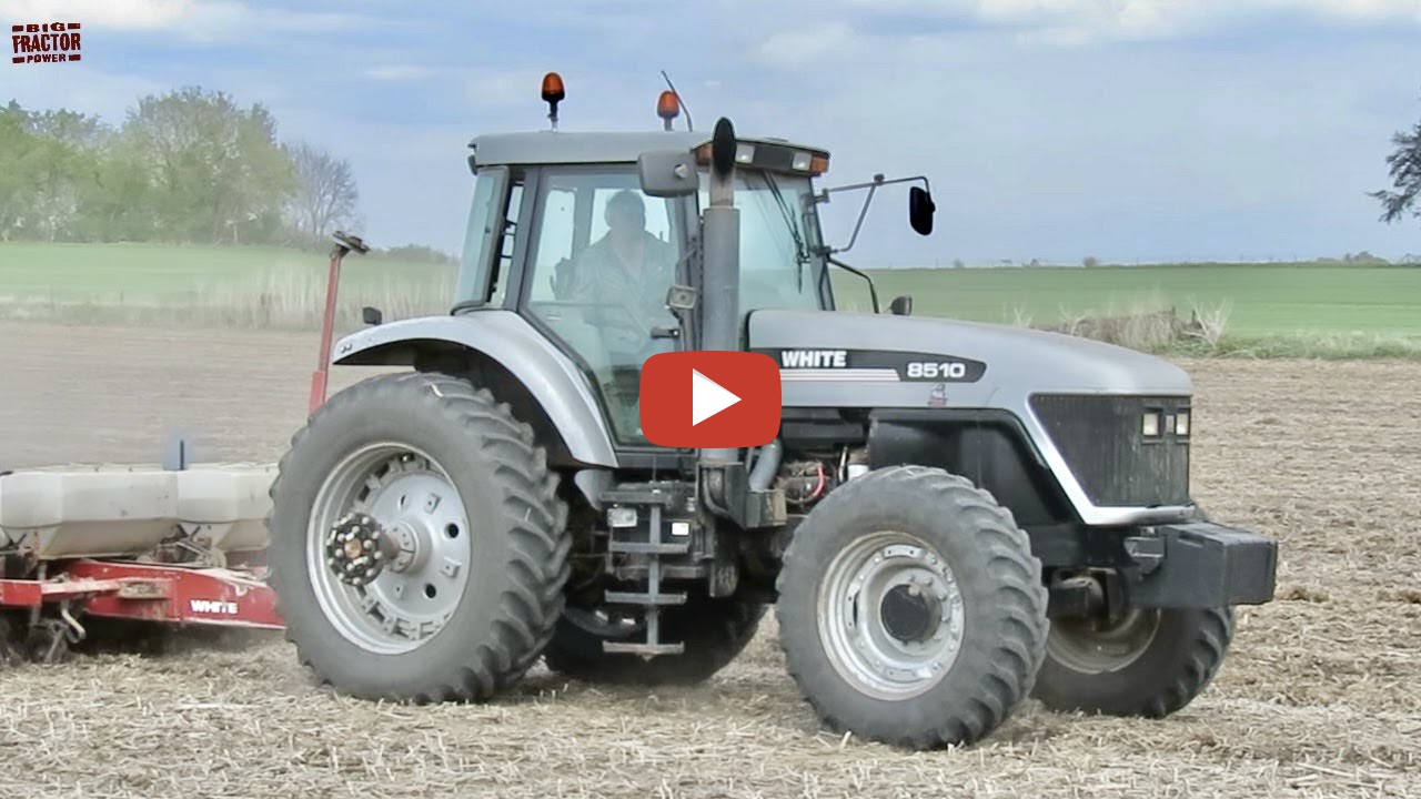 bigtractorpower -- A 160 hp AGCO WHITE 8510 Tractor working on corn ...