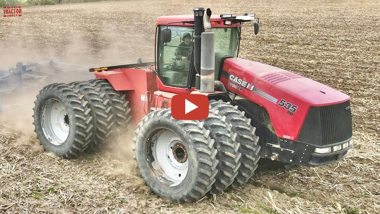 bigtractorpower -- A 535 hp CASE IH 535 HD STEIGERtractor working on spring tillage ahead of ...