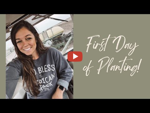 Erin Holbert -- A little late, but here’s the first day of planting ...