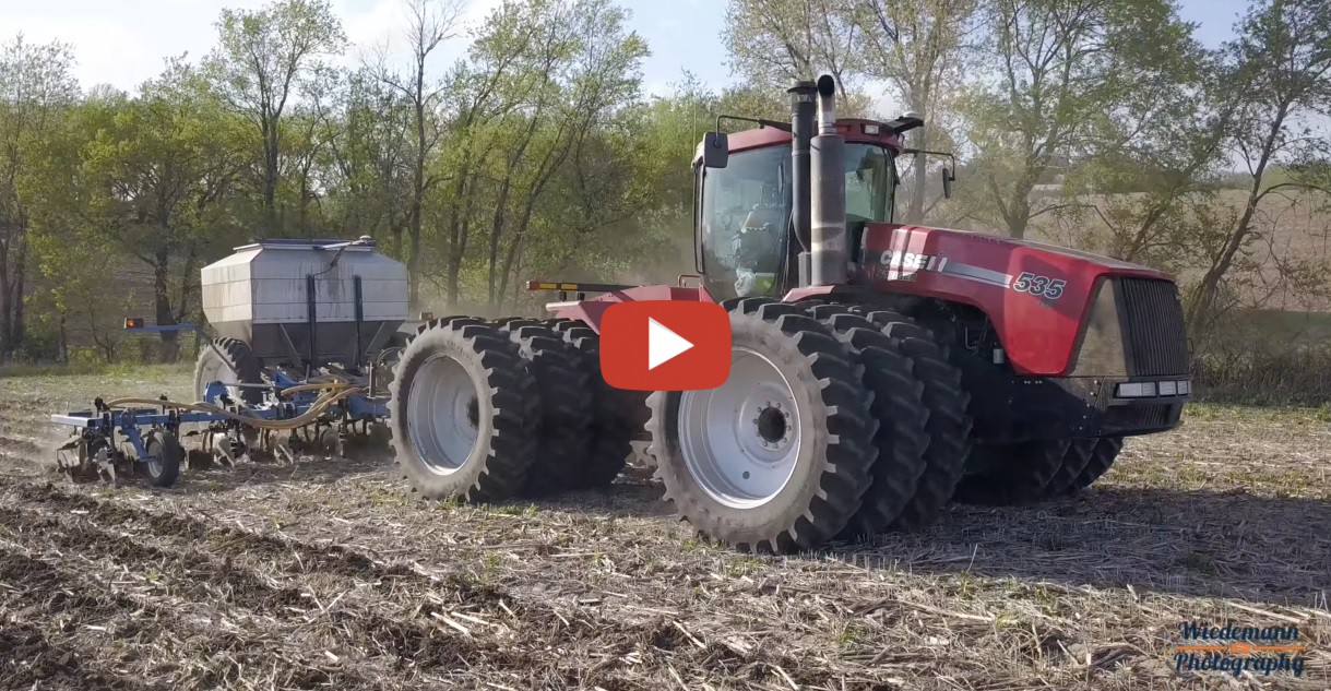 Falkers Farms Strip Tillage and Corn Planting 2022 with a Case ih 535 ...