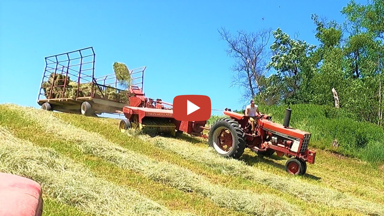 Gierok Farms -- Baling Hay - 1st Crop 2022 - Dairy Farming in Wisconsin ...