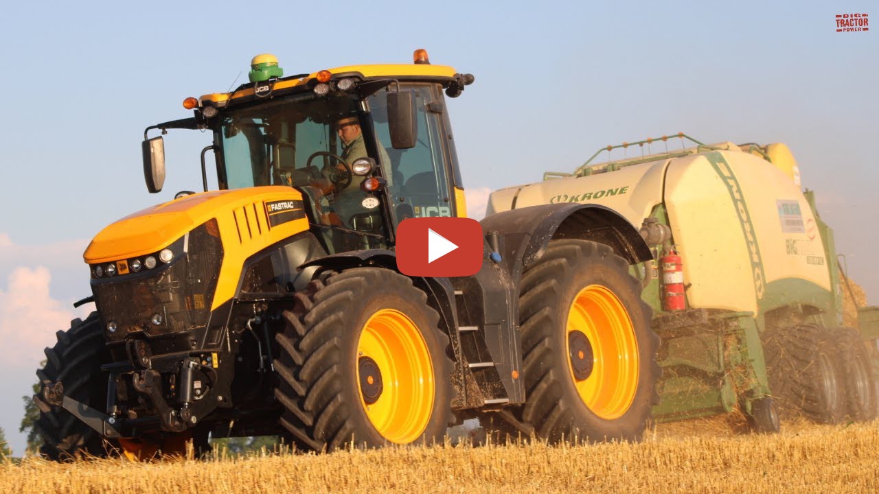 . 2022 bigtractorpower is out in the field with a 335 hp JCB 8330 FASTRAC tractor working with a ...
