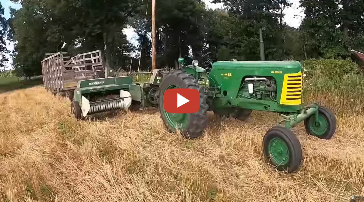 That Oliver Guy - Chris Losey - OLDER THAN ME! Old school straw baling ...