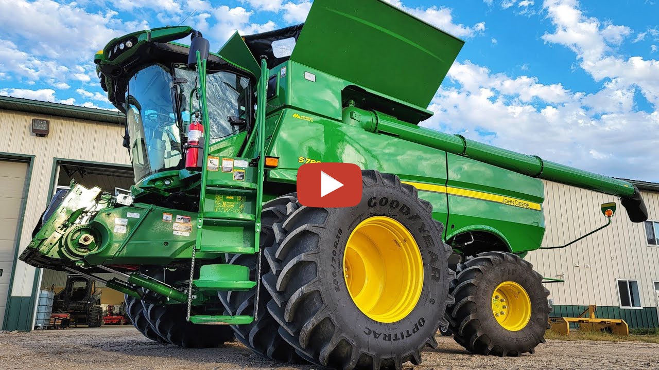 Millennial Farmer - We Got A New Combine for Harvest 2022!! A John Deere S780......So harvest ...