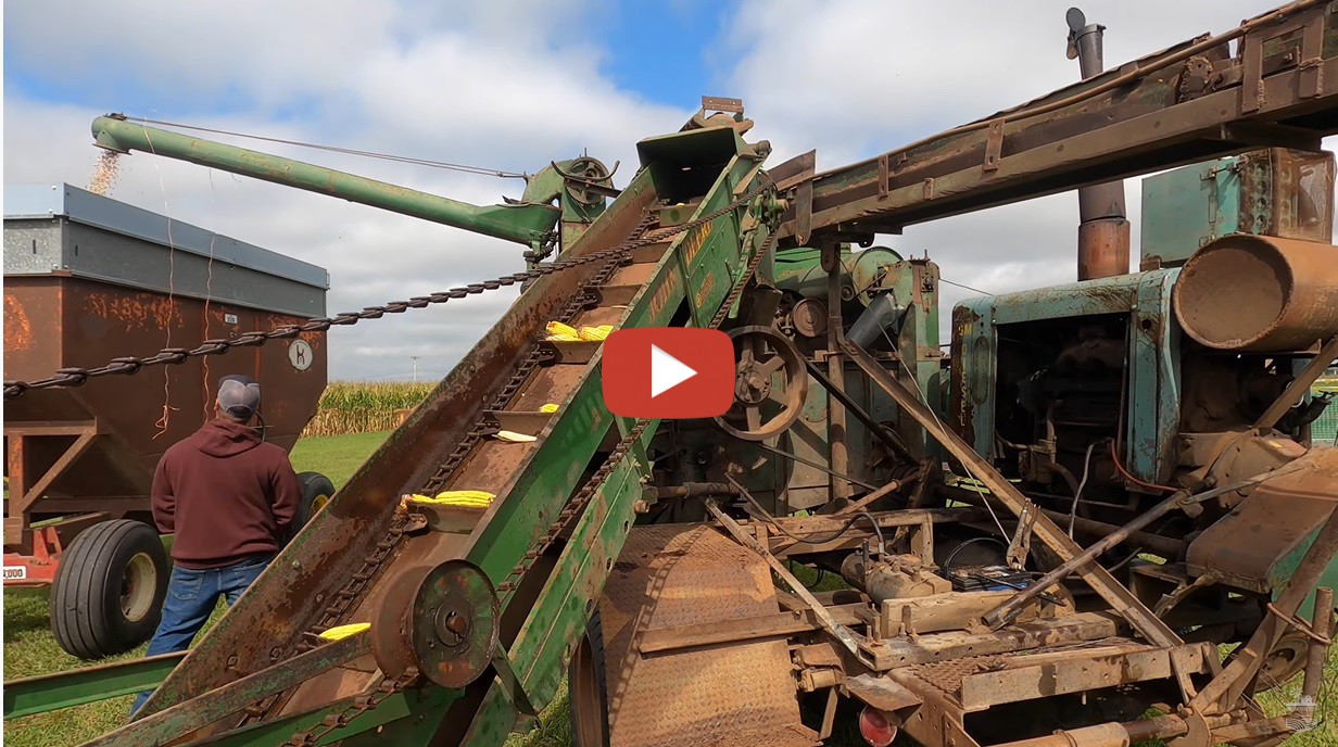 Corn shelling truck with Detroit power unit - We just picked up a 1959 ...